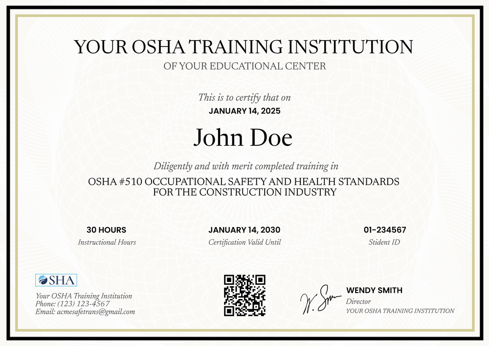 continuing education certificate template