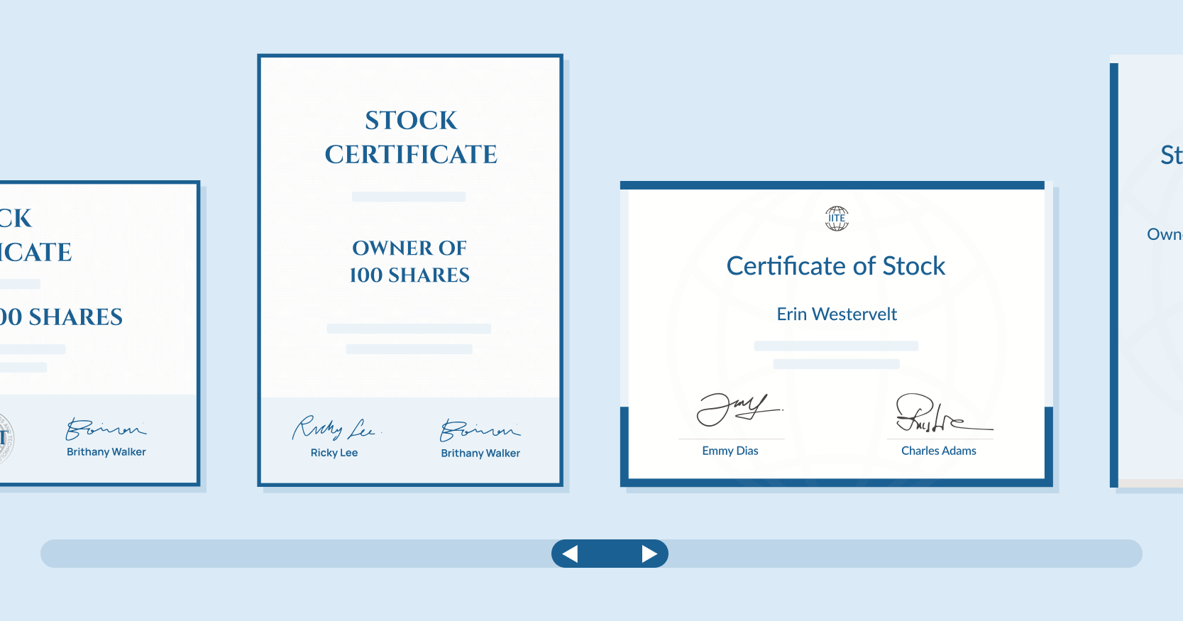 Printable Stock Certificate Template