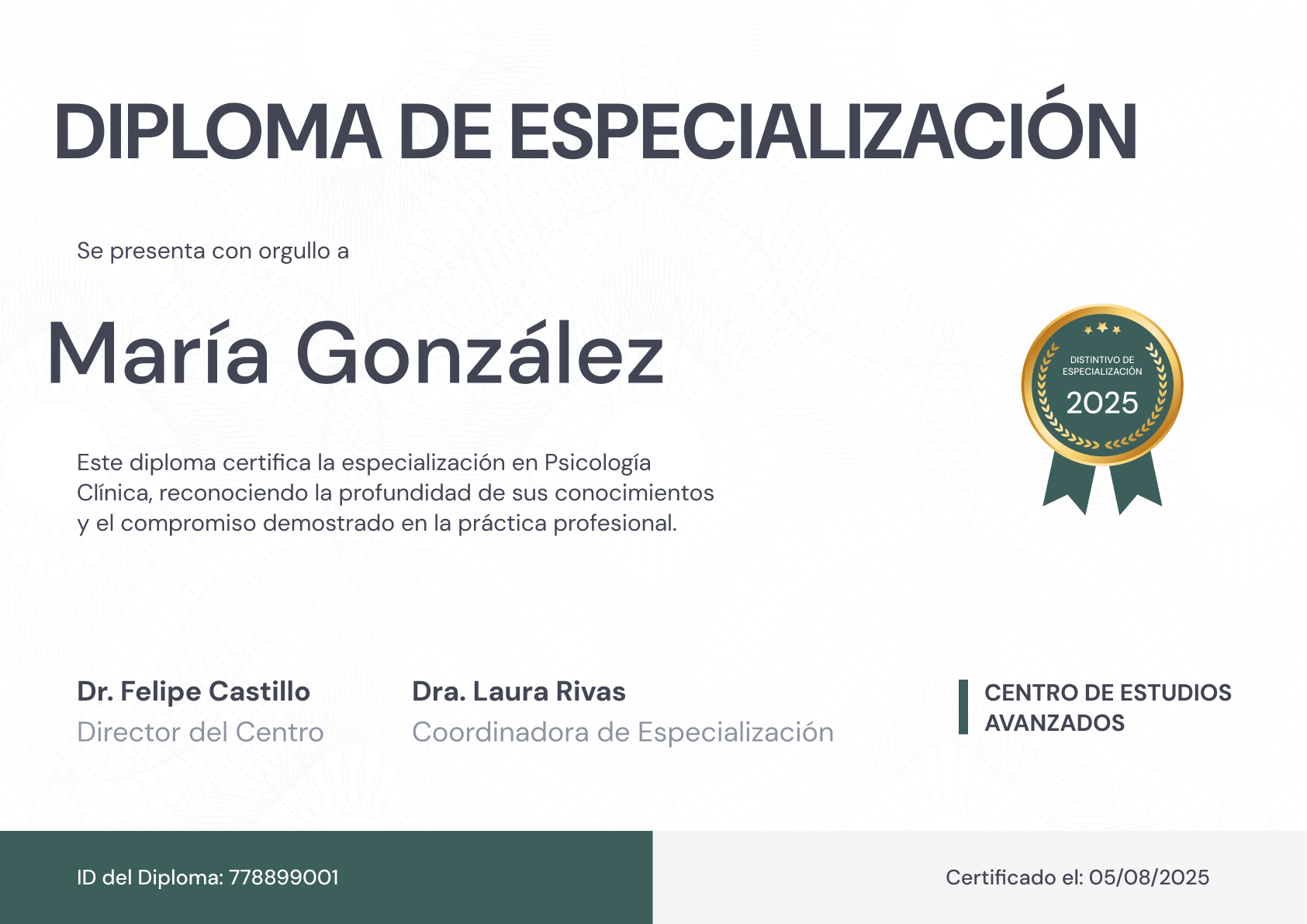 Plantillas De Diplomas En Word Descarga Gratis Editable