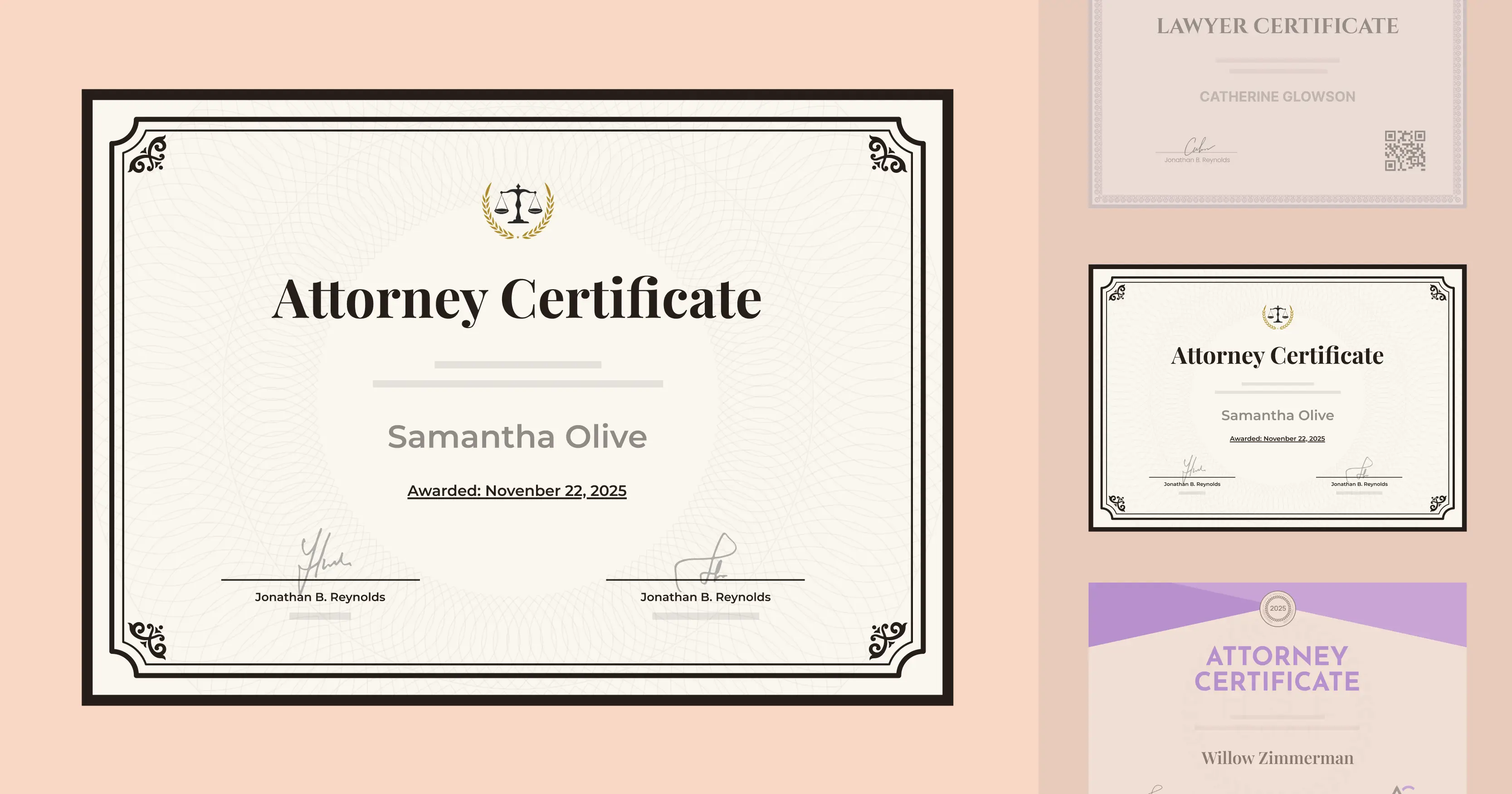 15 Lawyer Certificate Templates: Edit & Send