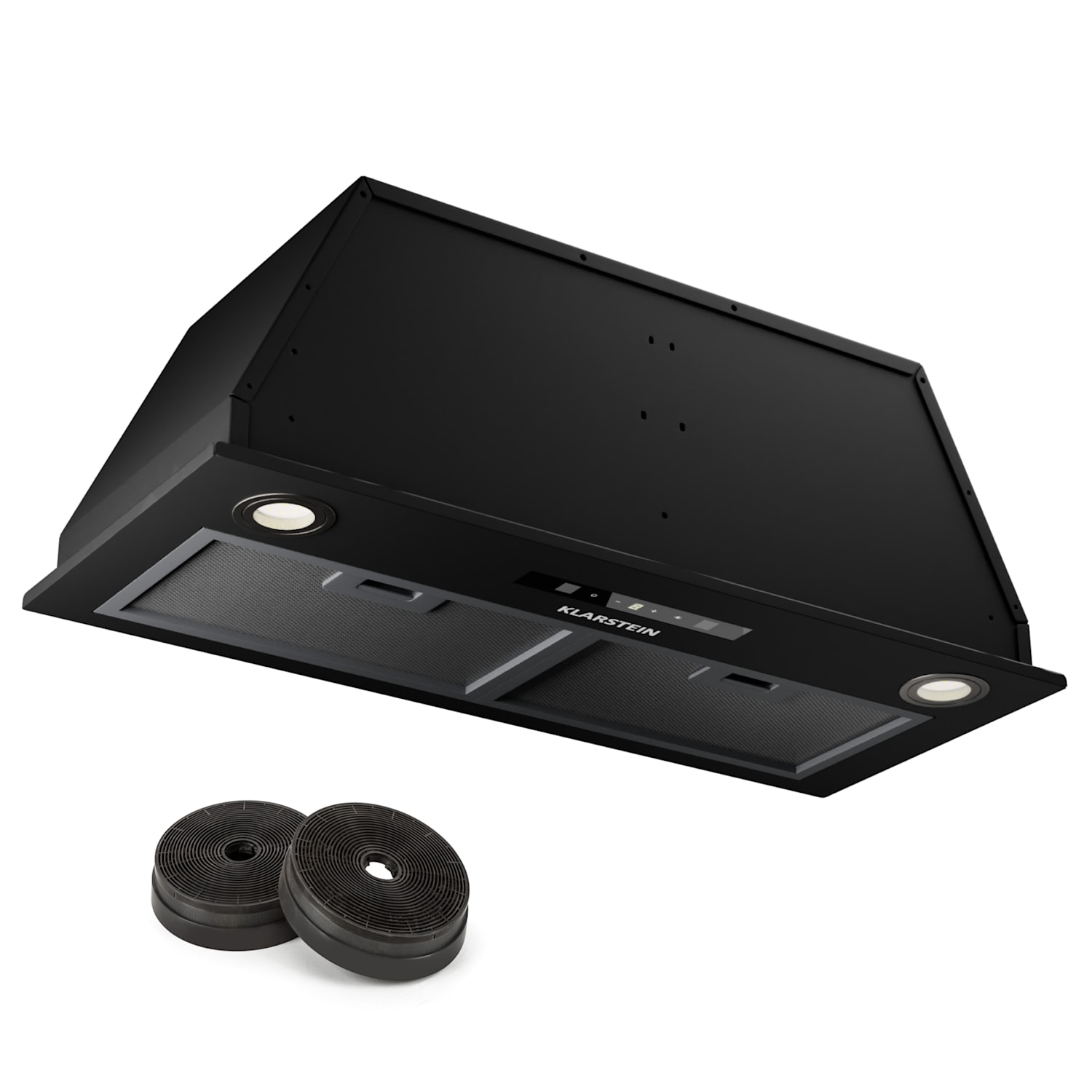 Klarstein Paolo 72 | substructure hood | 520 m³/h 72 cm | Black