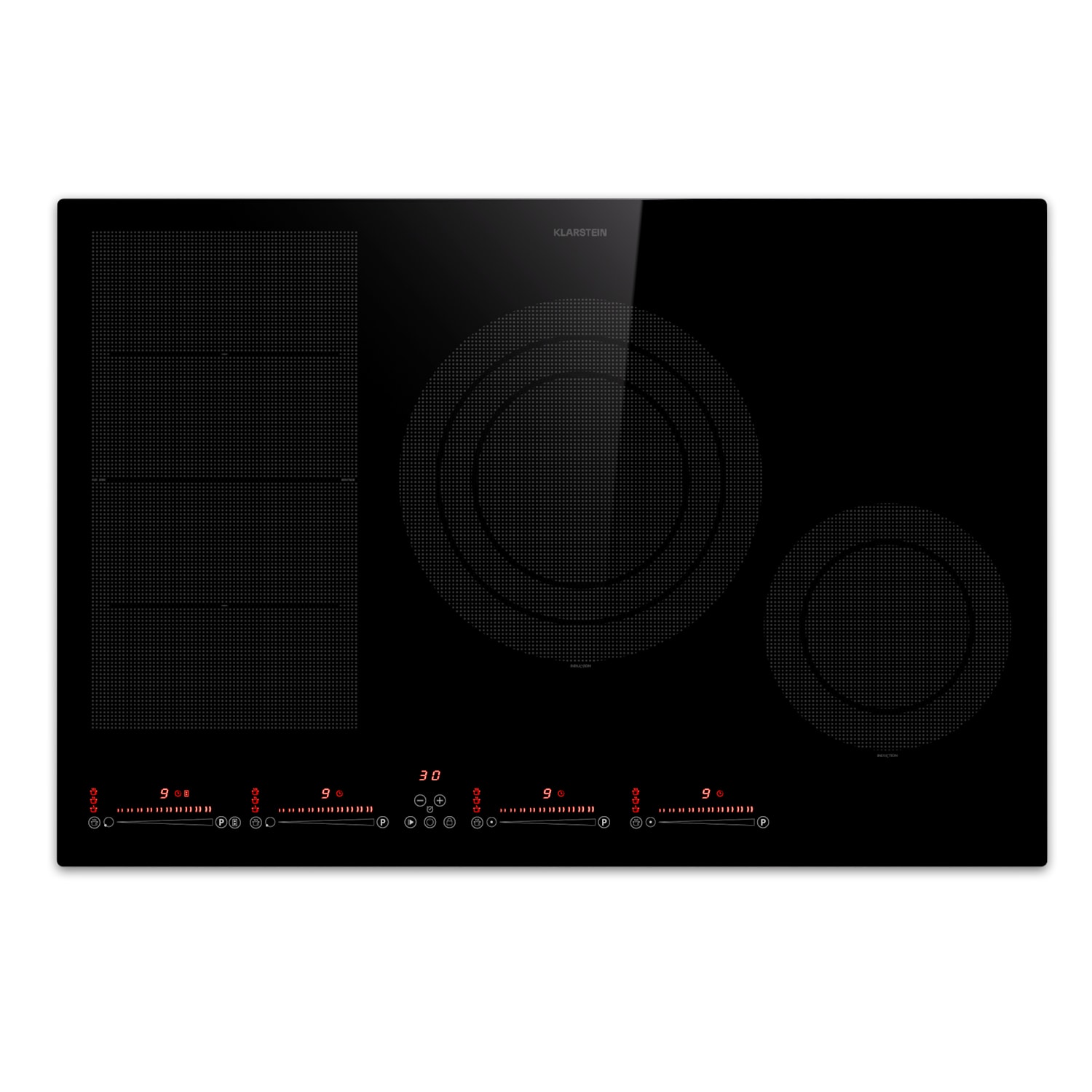 Klarstein Masterzone 77 Hybrid | induction hob | 4 flex zones