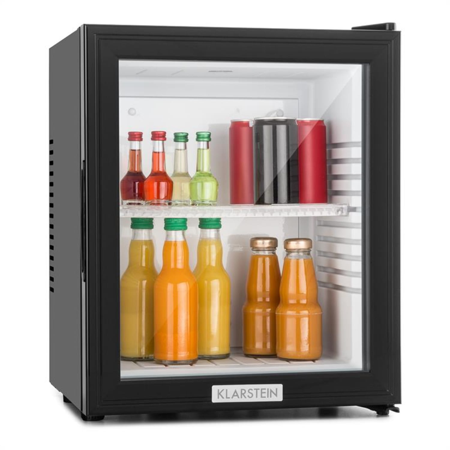 MKS-12 mini bar mini-réfrigérateur classe A 24 L 0 dB porte vitrée noir