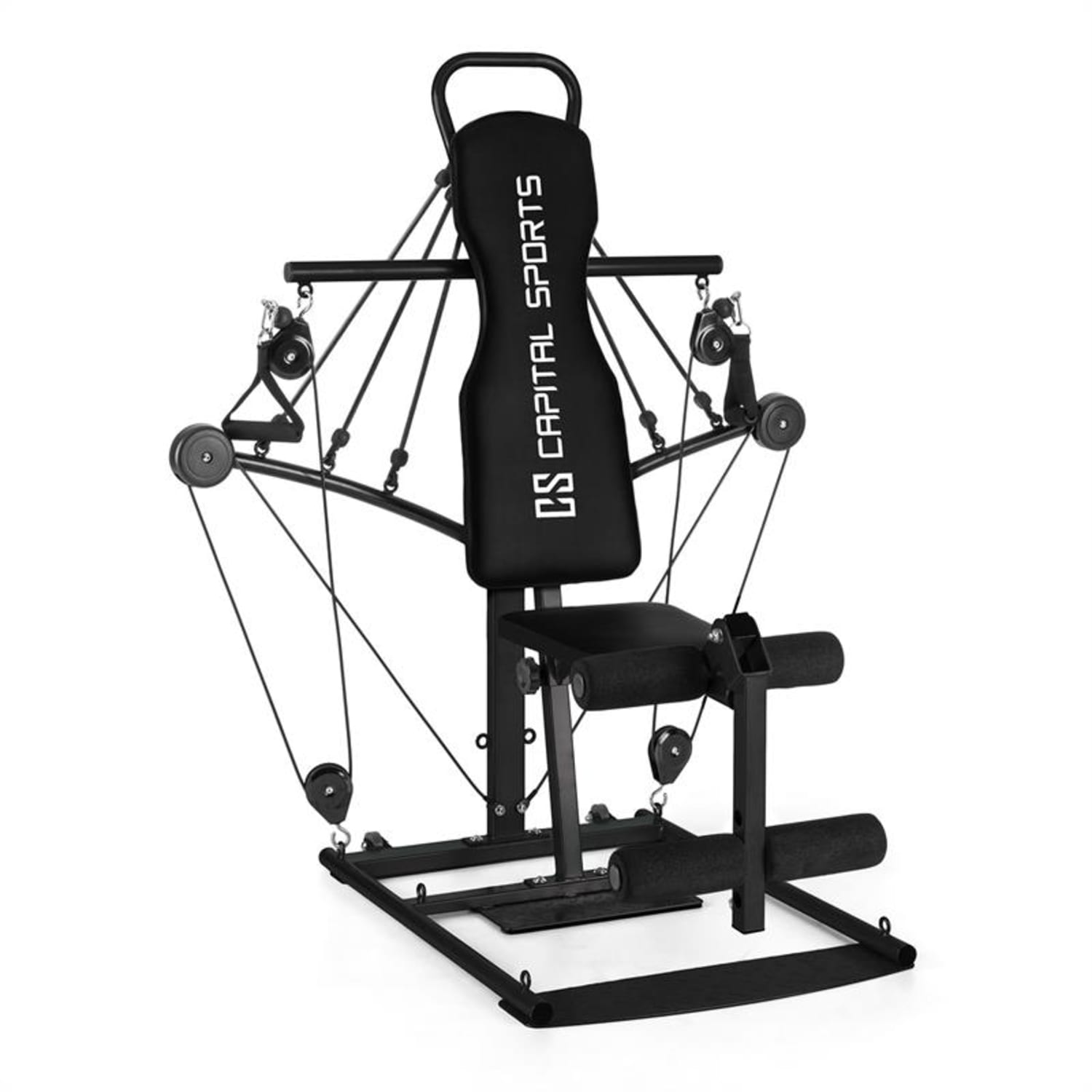 CAPITAL SPORTS Tubey Mini Homegym Station de musculation -noir