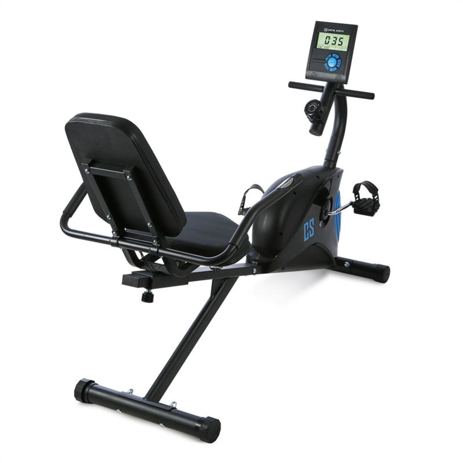 CAPITAL SPORTS Swizor X Ergometro Orizzontale Volano 4 kg Sensore ...