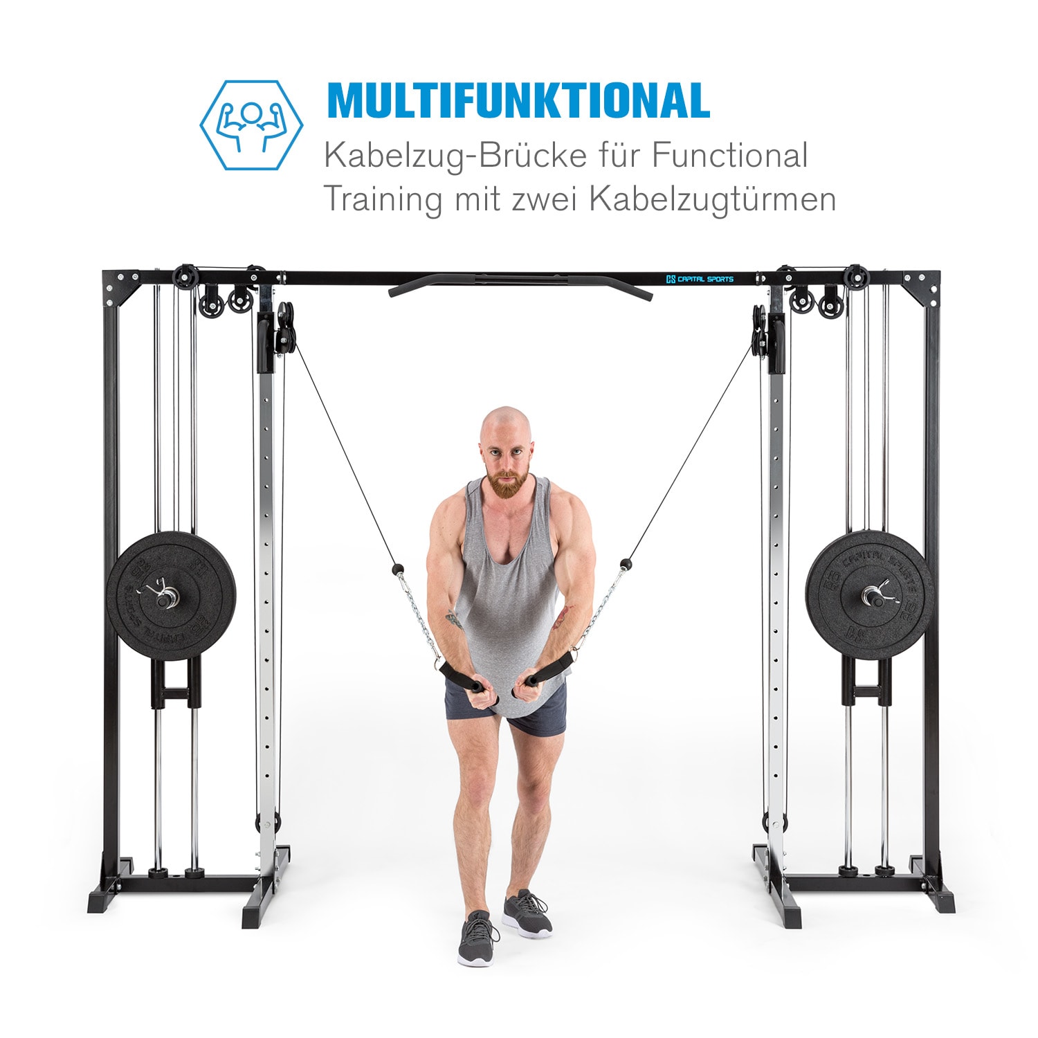 Cable Power Kabelzugbrücke Kabelzugstation | 16-stufig ...