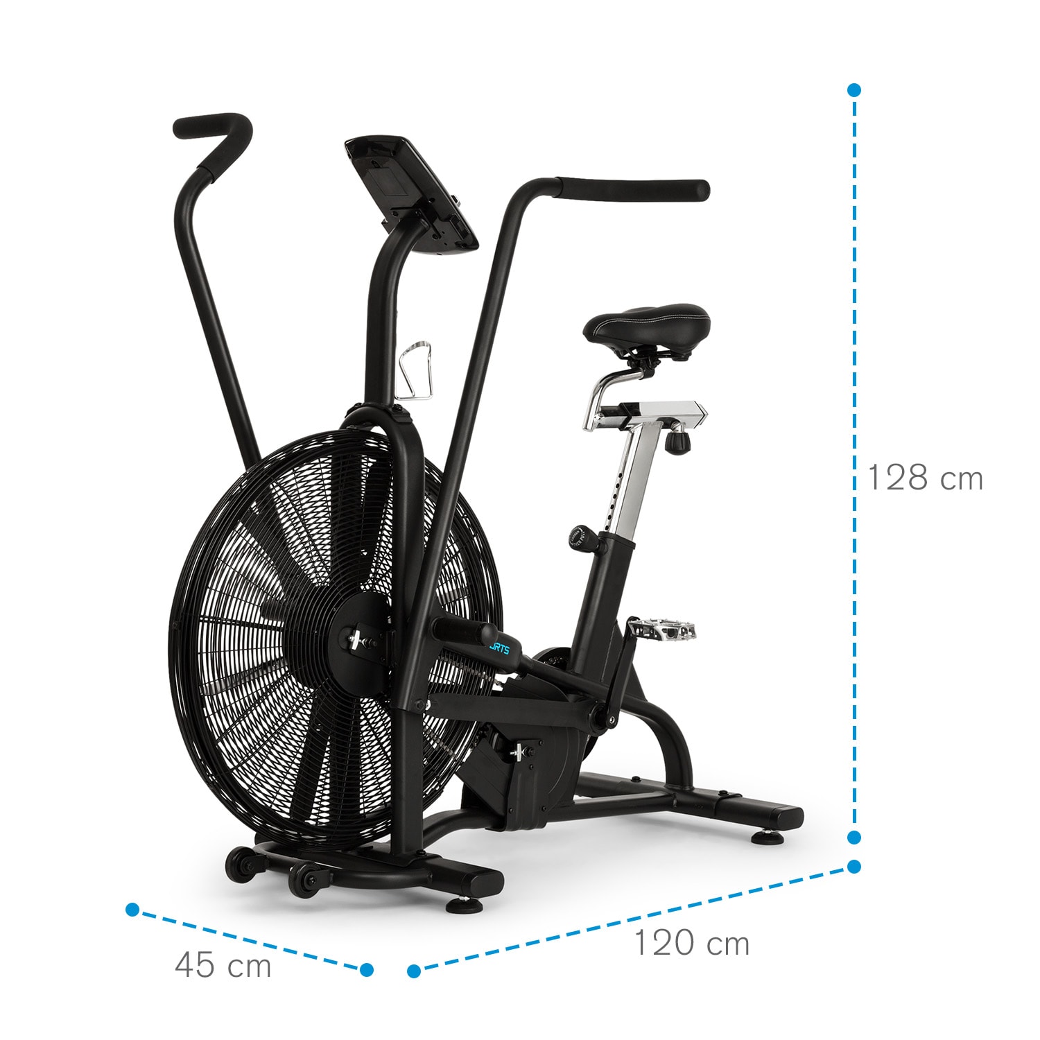 CAPITAL SPORTS Strike Bike Vélo cardio avec pulsomètre & Bluetooth ...