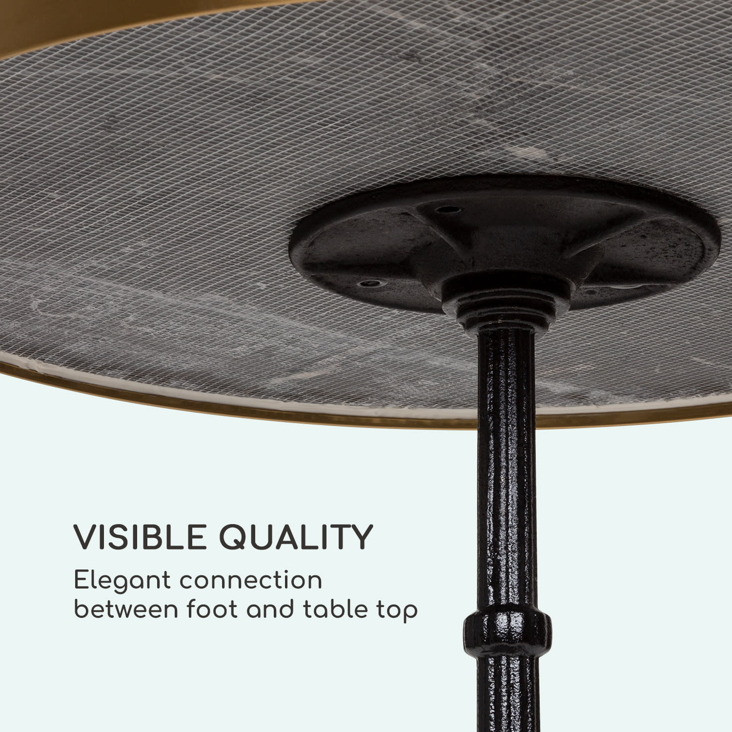 Patras Lux bistro table with tripod Marble table | Art Nouveau | Indoor ...