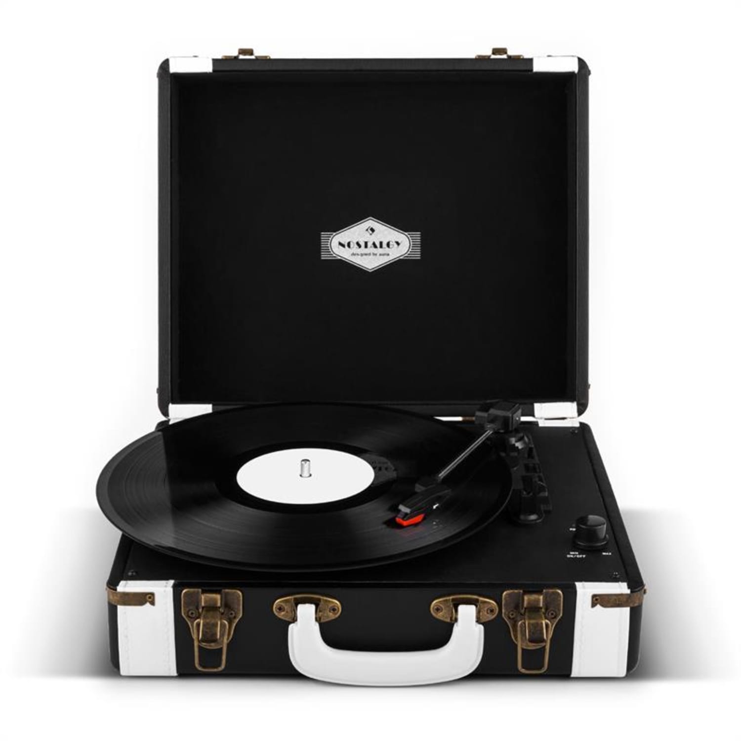 Jerry Lee Record Collector Set Black | Retro Record Player | Record Case