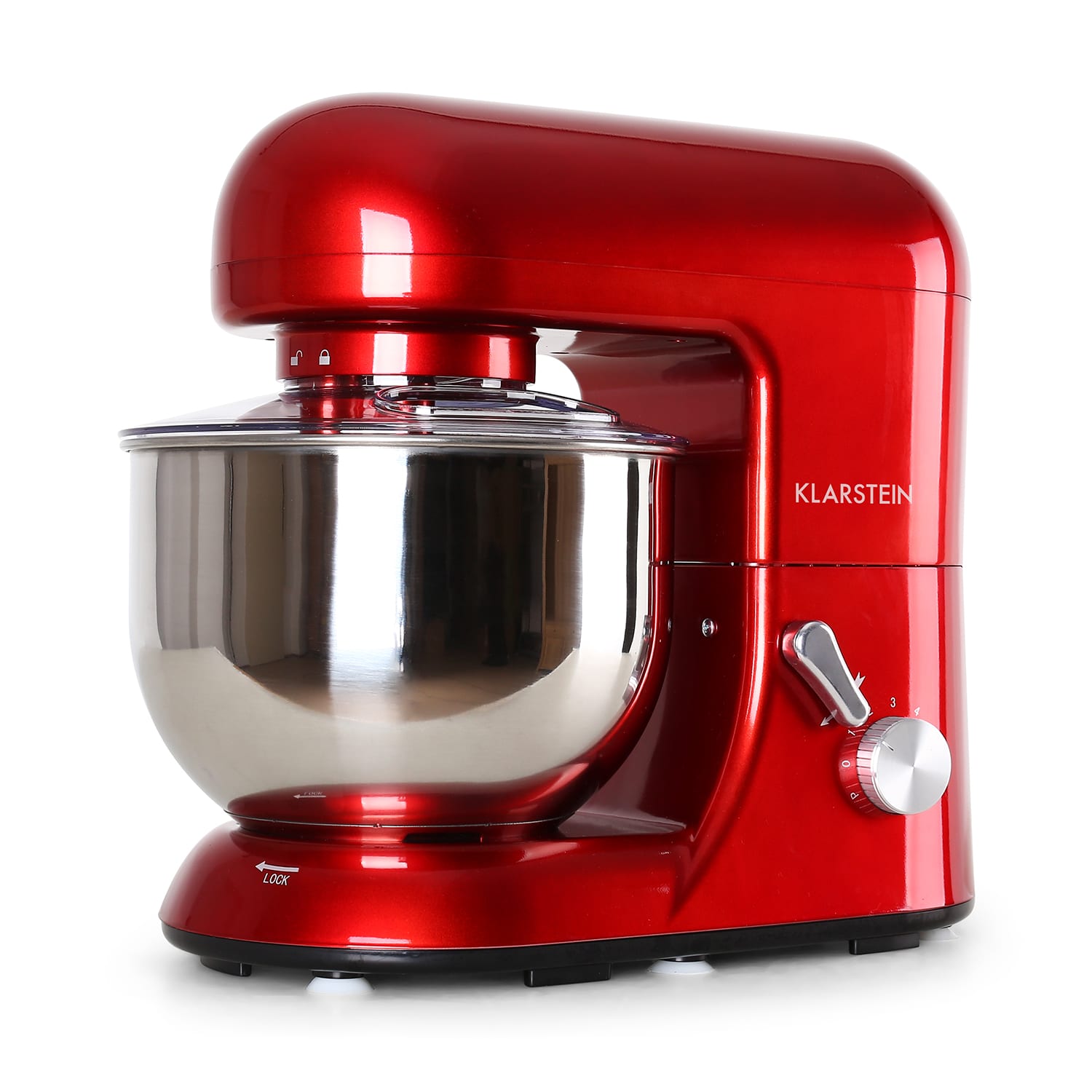 Bella Rossa Kitchen Machine 650W 1.6 HP 5.5 qt. Red