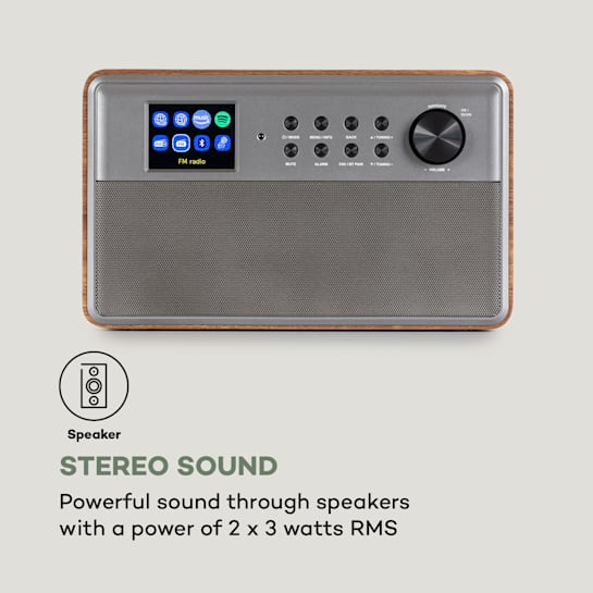 Connect Link Smart Radio IR / DAB + / FM Spotify BT 2.4" HCC Display ...