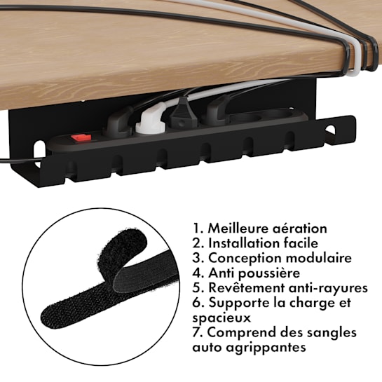 Tacora Chemin de câbles étagère métallique support métallique porte ...