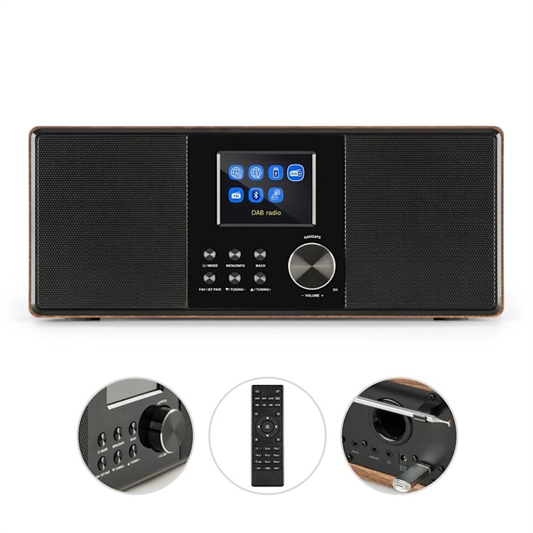 Rádio Internet Mediaplayer Connect 120 | Bluetooth | WLAN | DAB/DAB+ FM ...