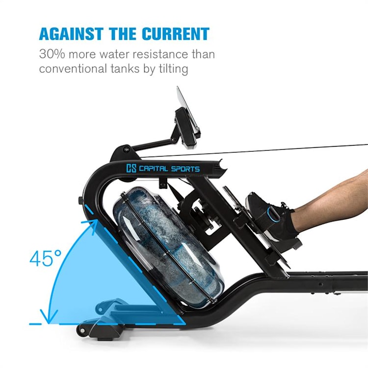 Flow M2 water rowing machine rowing bench | joint-friendly training ...