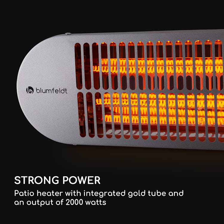 Gold Bar 2000 Swing, Infrared Heater, 2000W, 60 ° Oscillation