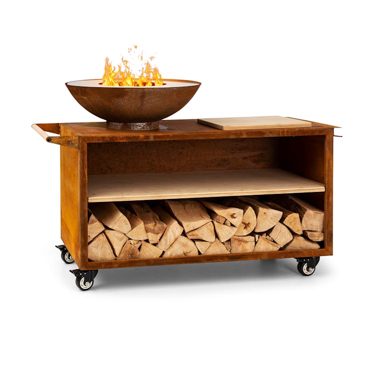 Savage 2.0 Wide fire bowl with grill | Ø fire bowl: approx. 59 cm ...