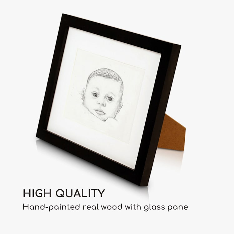 Brighton Bilderrahmen | mit Glasscheibe | für Bilder von 20 x 25 cm ...