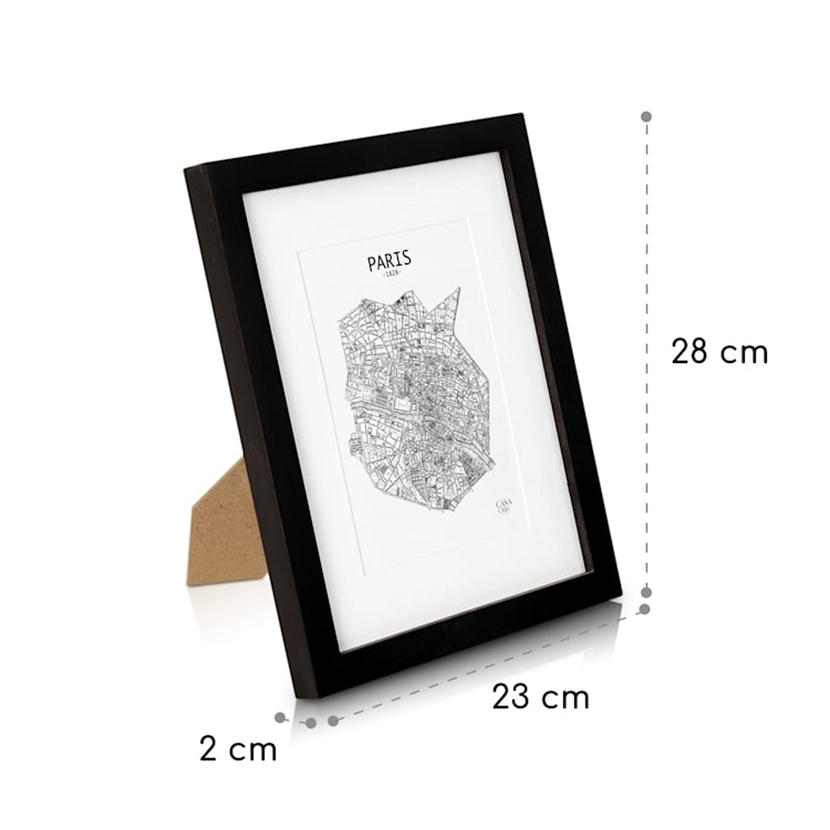 Brighton Bilderrahmen | mit Glasscheibe | für Bilder von 20 x 25 cm ...