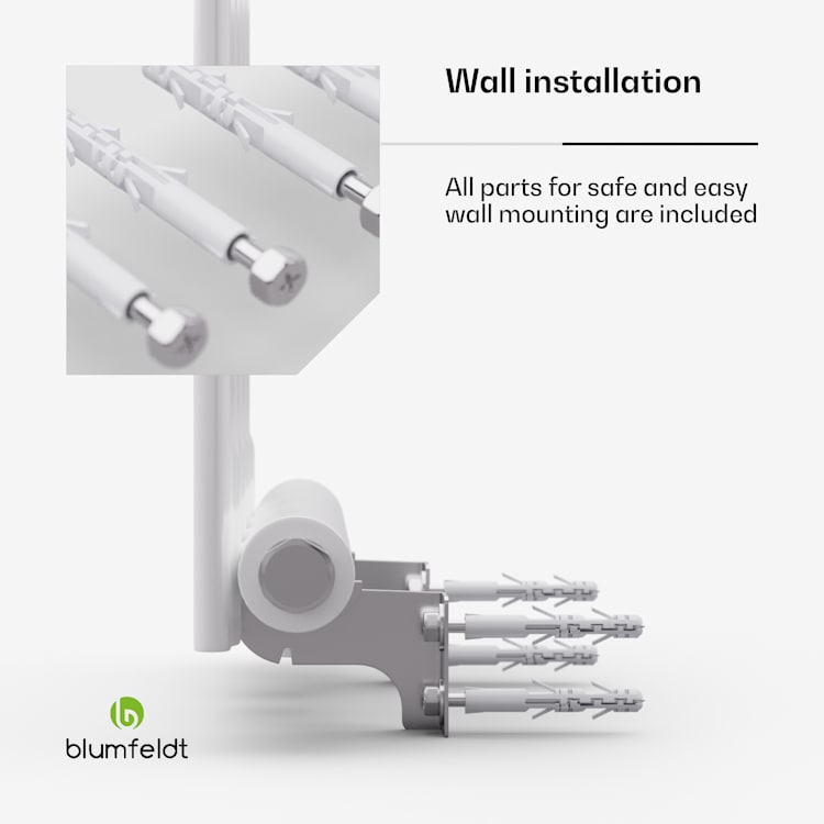 blumfeldt Ontario 30 x 120 | Heizkörper | 1/2" | Warmwasser 30 x 120 cm ...
