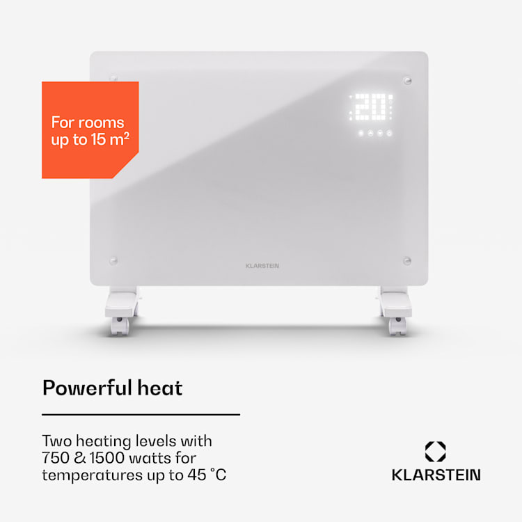 Klarstein Bornholm Smart convector heater 1500 W | White