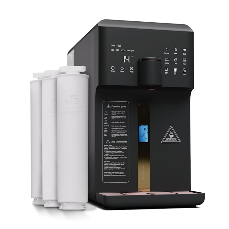 Klarstein AquaFina 6 L water purifier 5-stage filtration 6 temperatures ...