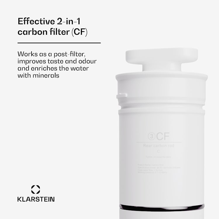 Klarstein AquaLine CF Filter 2-in-1 Filtersystem Wasseraufbereitung