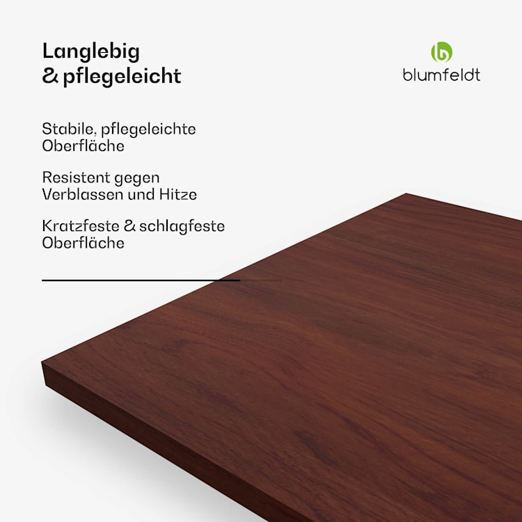 blumfeldt Bearsdon Ess- u. Lofttischplatte 180 x 90 cm aus Schichtholz