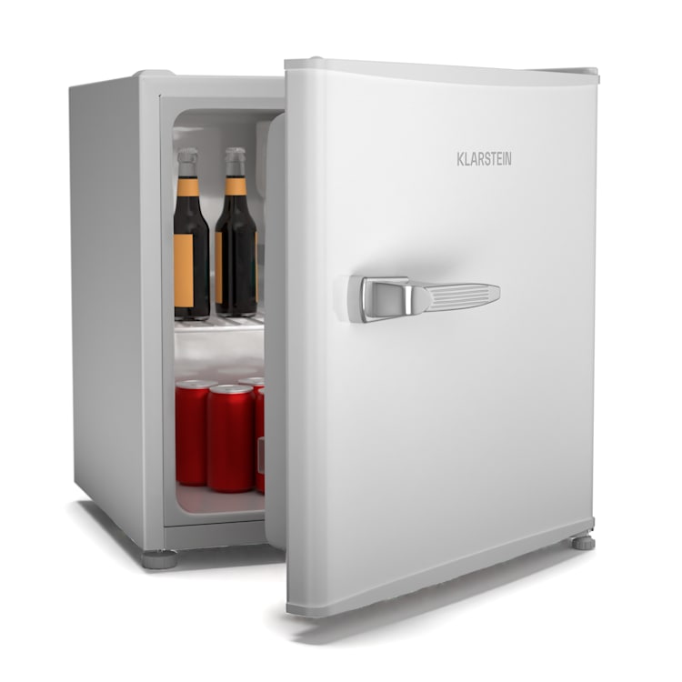 Klarstein Irene Mini fridge | retro | 46L | 37 dB quiet | white White