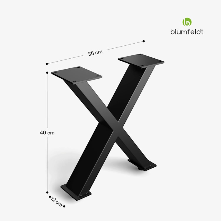 blumfeldt UrbanFodge X table legs | modern design | for DIY projects 35 ...