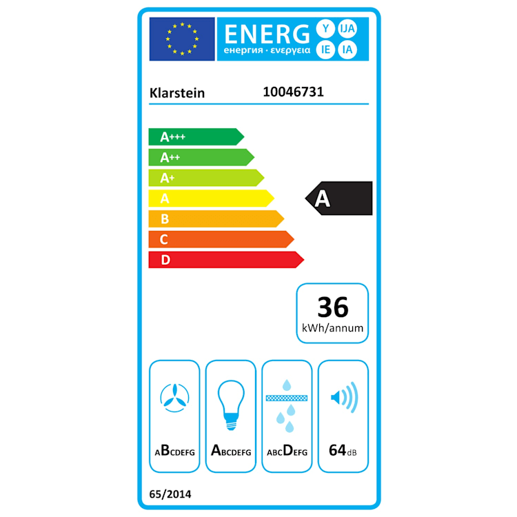 Klarstein Total Eclipse extractor bonnet | LED | Touch | exhaust air ...