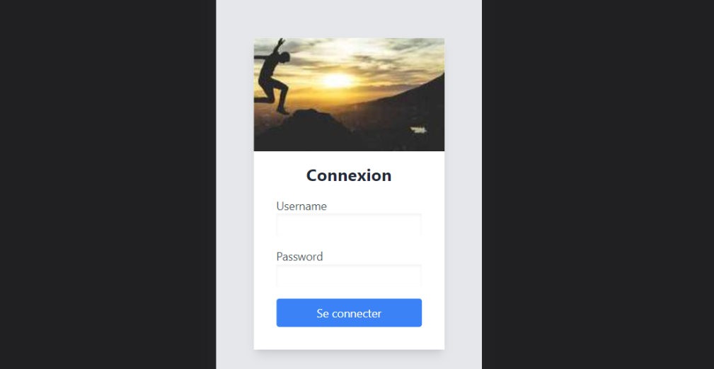 A login component responsive tailwind CSS