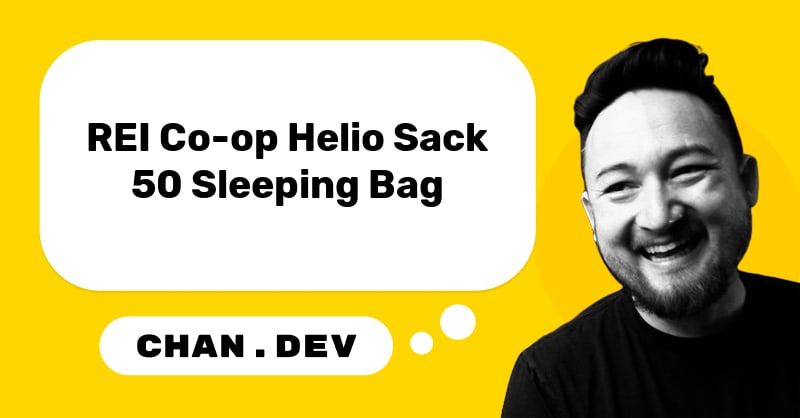 REI Co-op Helio Sack 50 Sleeping Bag | chan.dev