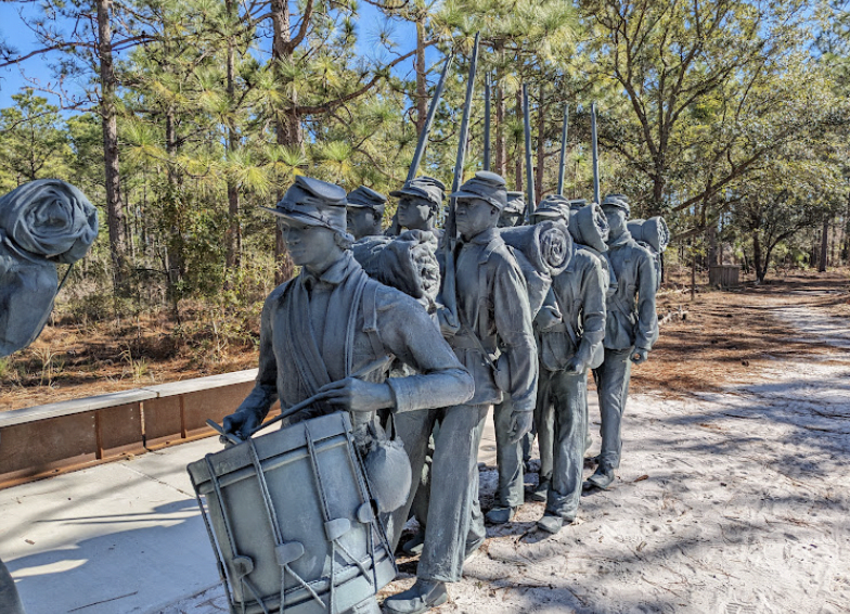 US Colored Troops (USCT) Park at Cameron Art Musuem - checkwhatsgood