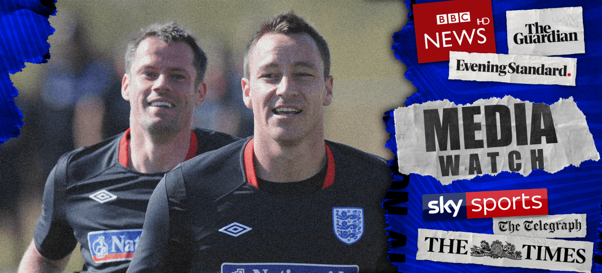 Media Watch: Carragher names Terry best defender of the Premier League ...