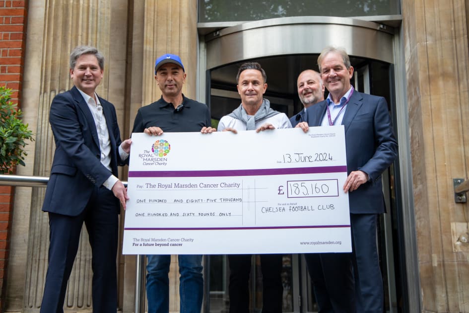 Legends visit The Royal Marsden in honour of Vialli’s 60th birthday ...