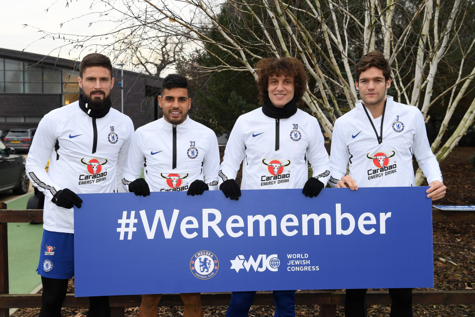 Chelsea support for campaign raising awareness of Holocaust Memorial ...