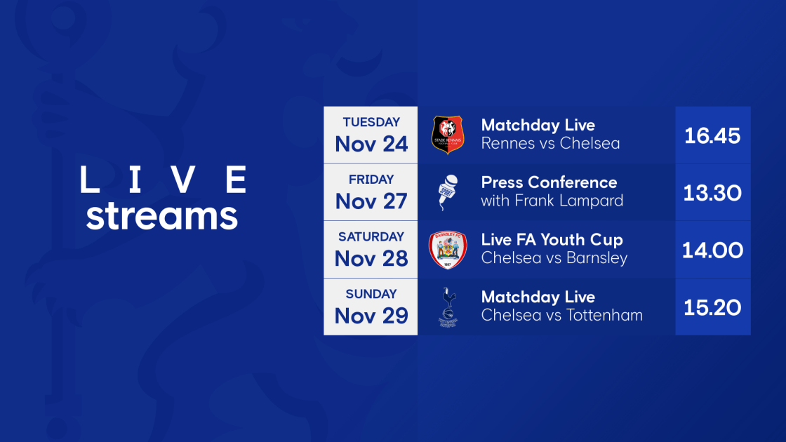 What can you watch live on Chelsea platforms this week? | News ...
