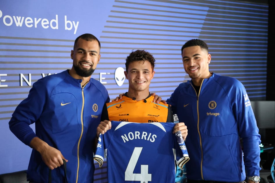 Chelsea stars go racing at McLaren | News | Official Site | Chelsea ...
