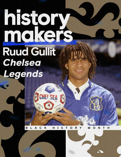 Ruud Gullit | Chelsea History Maker | Video | Official Site | Chelsea ...