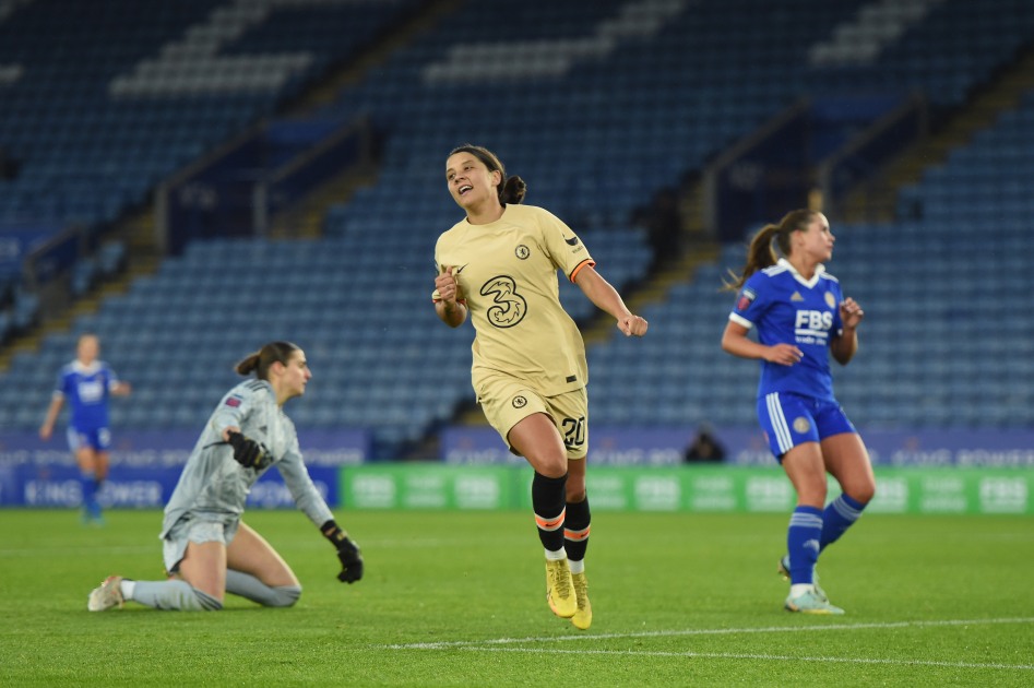WSL Goal of the month nomination | Sam Kerr v Leicester | Video ...