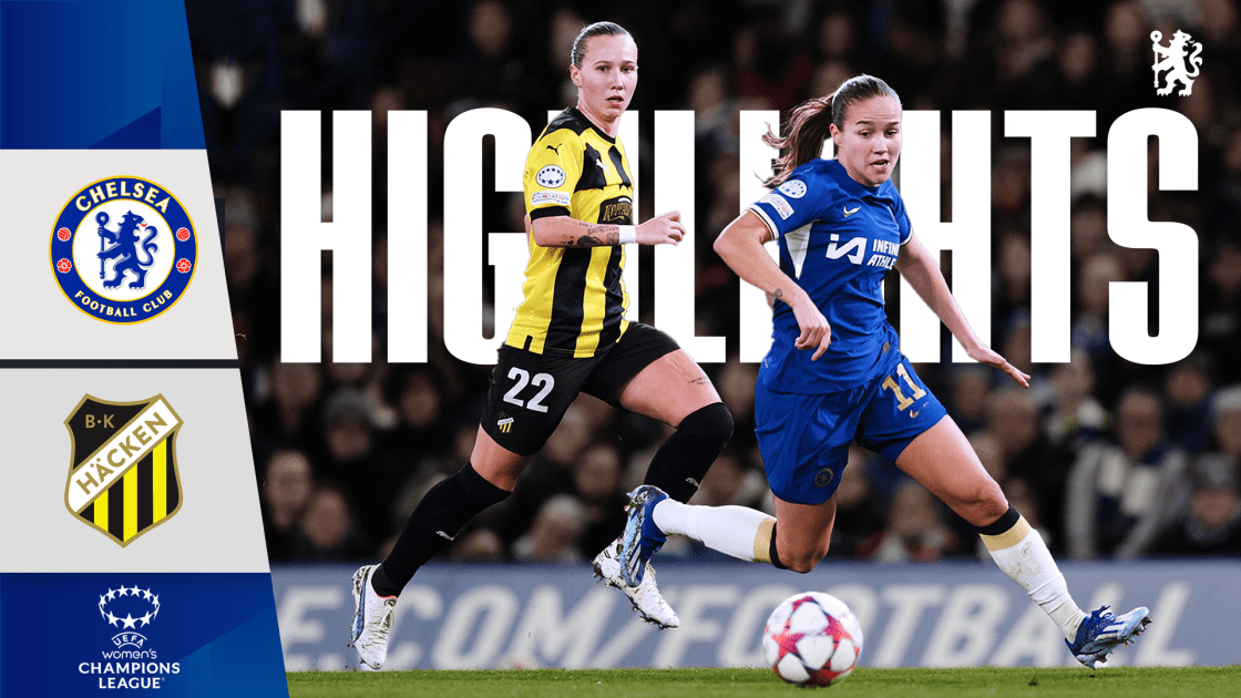 UWCL Highlights: Chelsea 0-0 Häcken | Video | Official Site | Chelsea ...