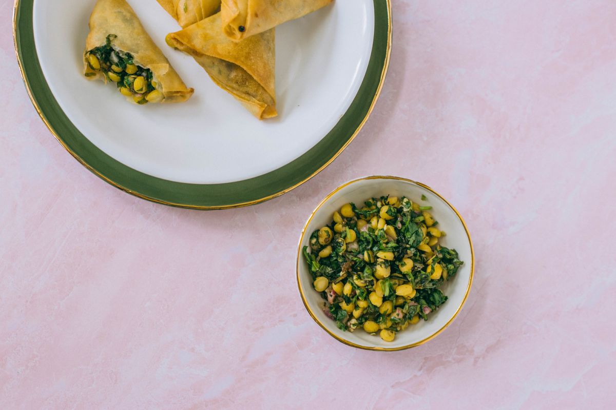 Herby Chickpea Samosas Recipe | Supal Desai