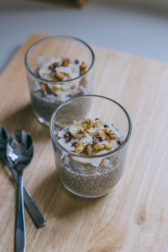 Chunky Monkey Chia Pudding | Supal Desai