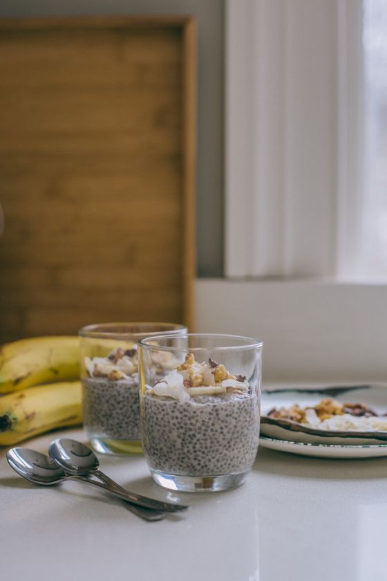 Chunky Monkey Chia Pudding | Supal Desai