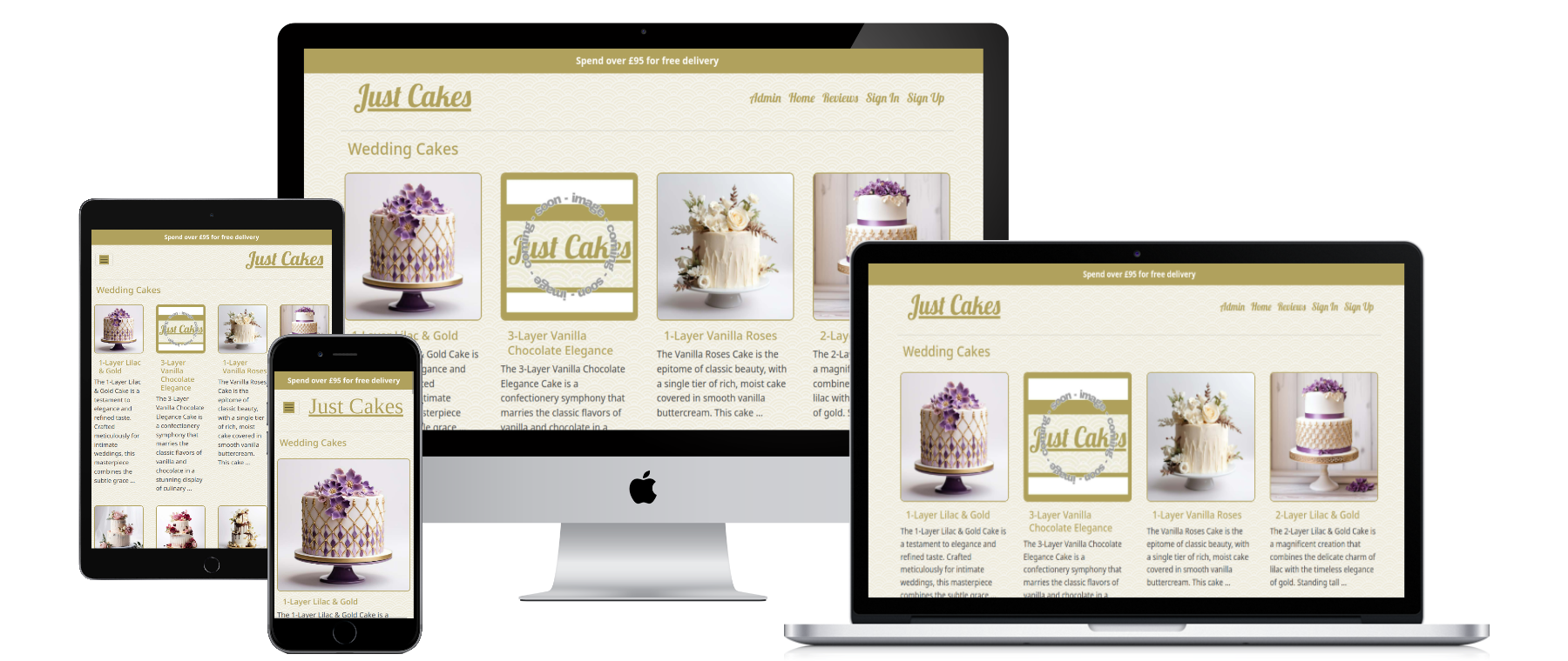 GitHub - CheyenneMDavid/Just-Cakes