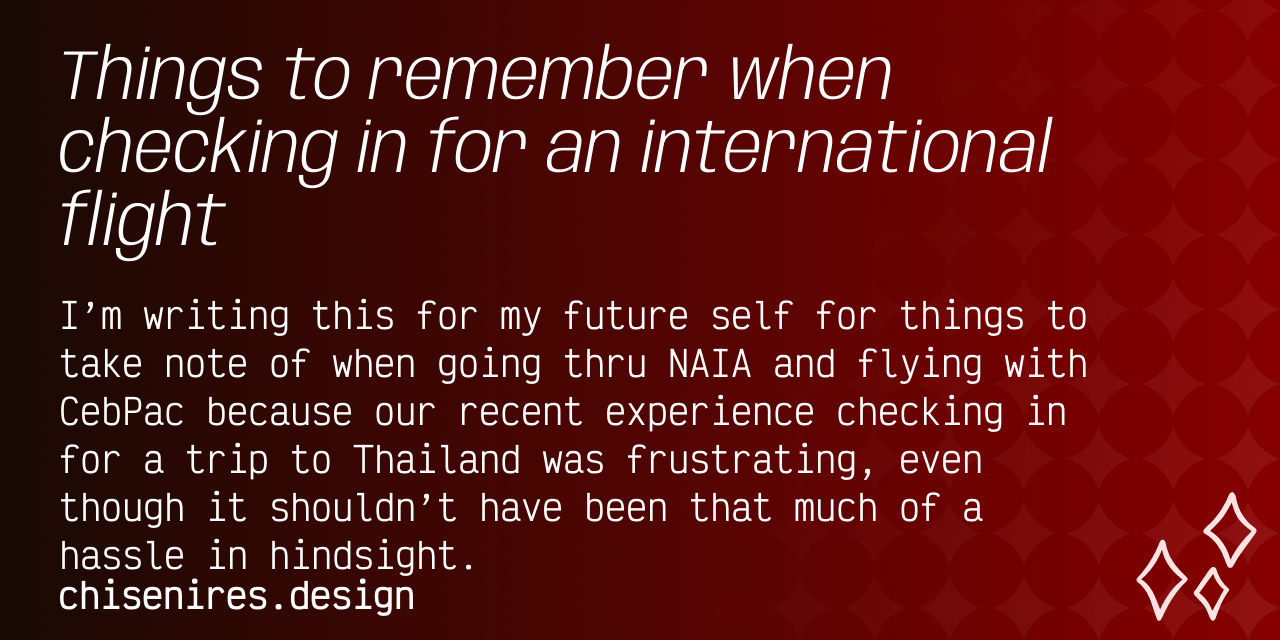 Things to remember when checking in for an international flight • Chi ...