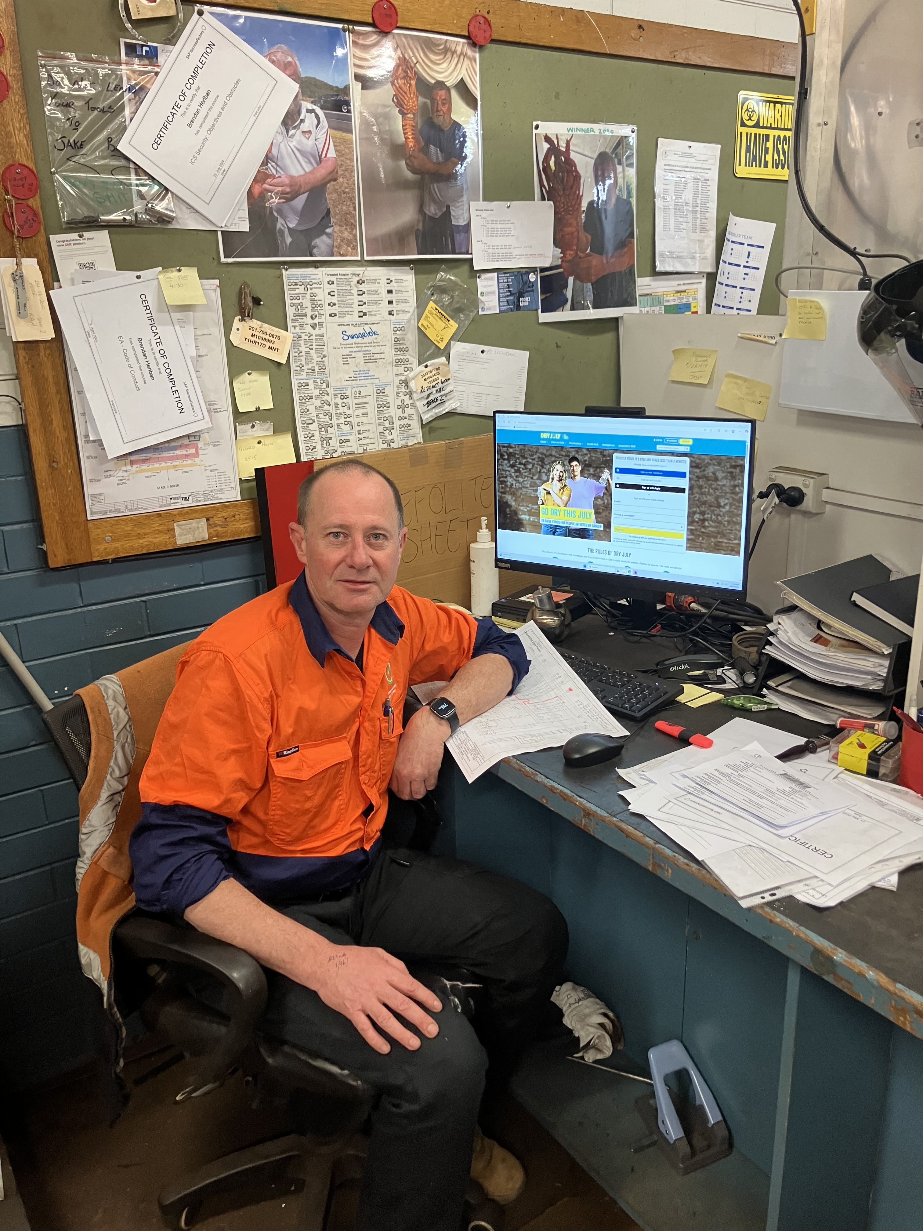 Support Brendan Heriban this Dry July and make a donation.