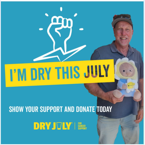 Donate to Richard Hanley on Dry July 2025