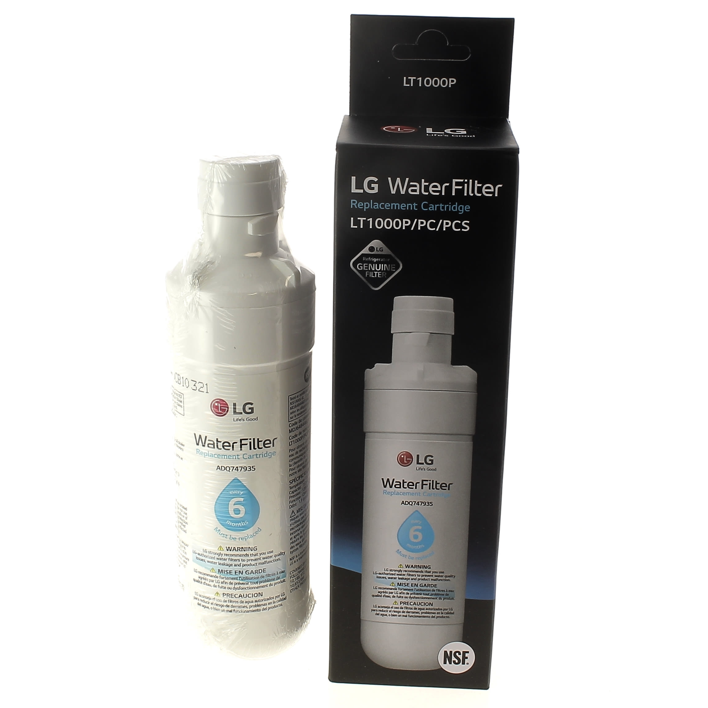 Filtre a eau lg agf80300704 - lt1000p pour Refrigerateur Lg - Livraison ...