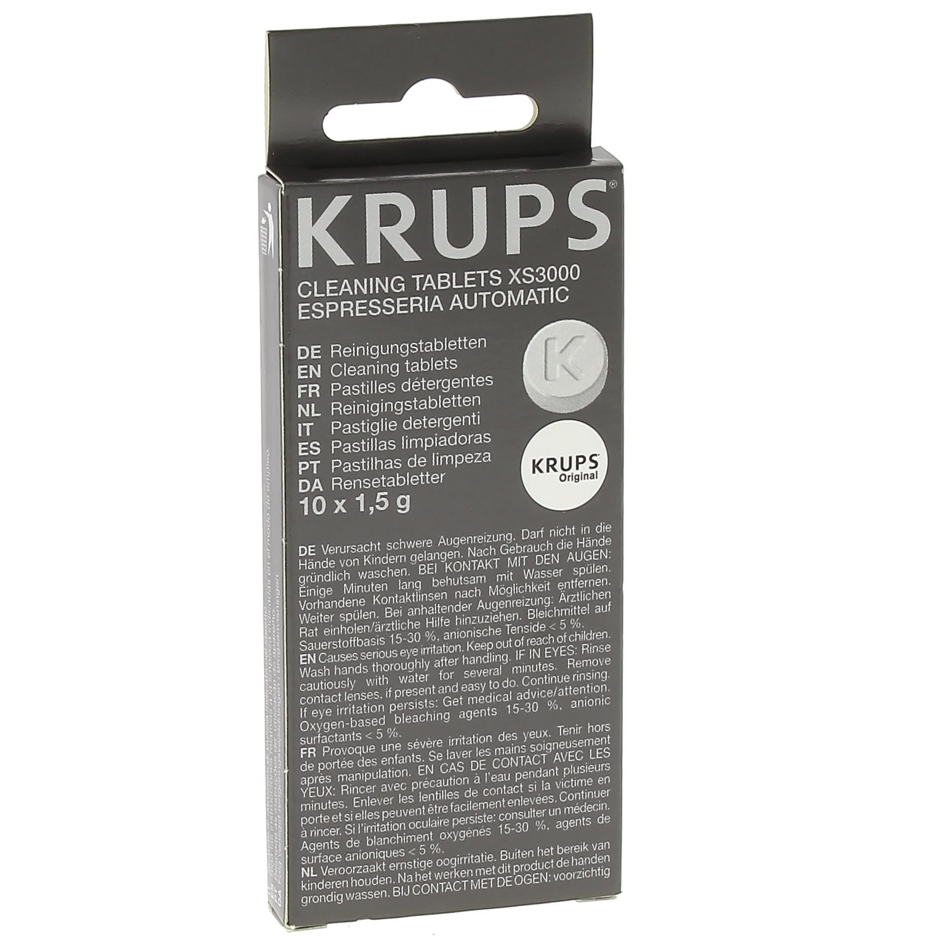 Pastilles nettoyantes krups par 10 - Livraison rapide